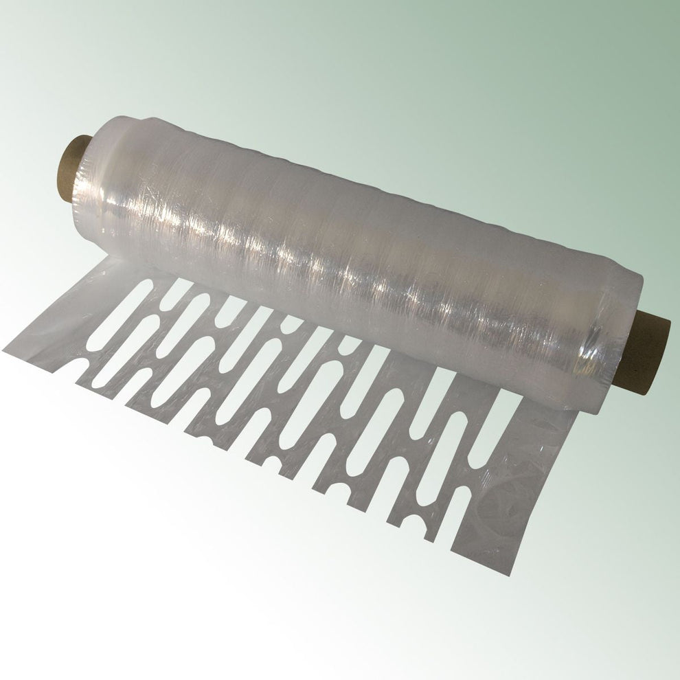 Transparent Stretch Wrap - Large Holes 410mm x 500m – PG Horticulture Ltd