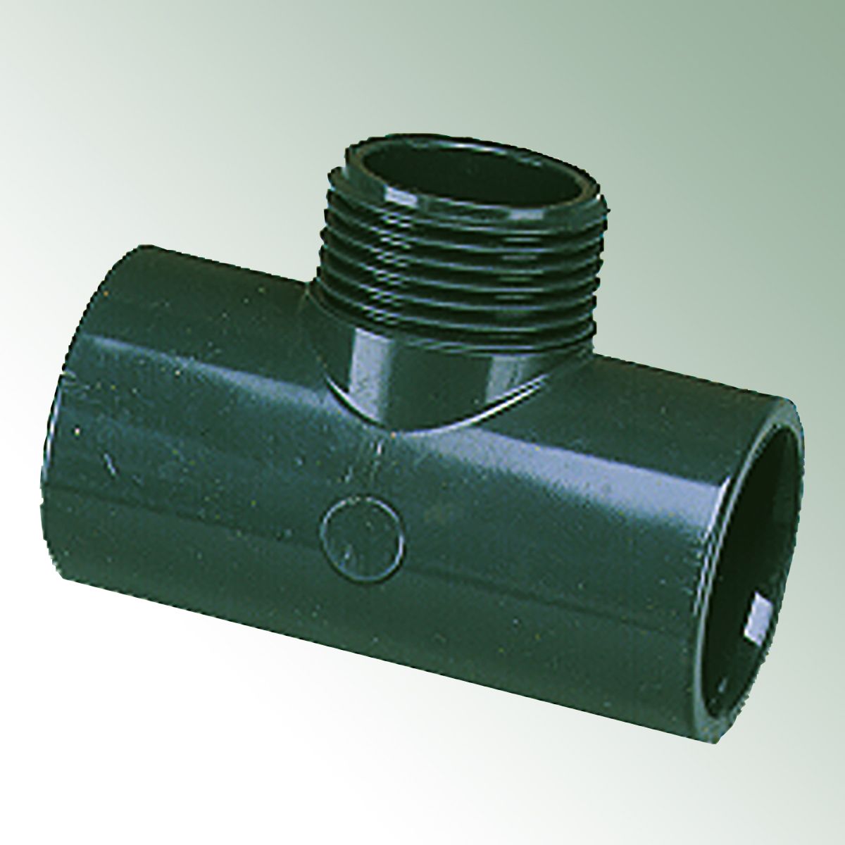 Tee with adhesive socket 32mm x 1 Male Thread x 32mm – PG Horticulture Ltd