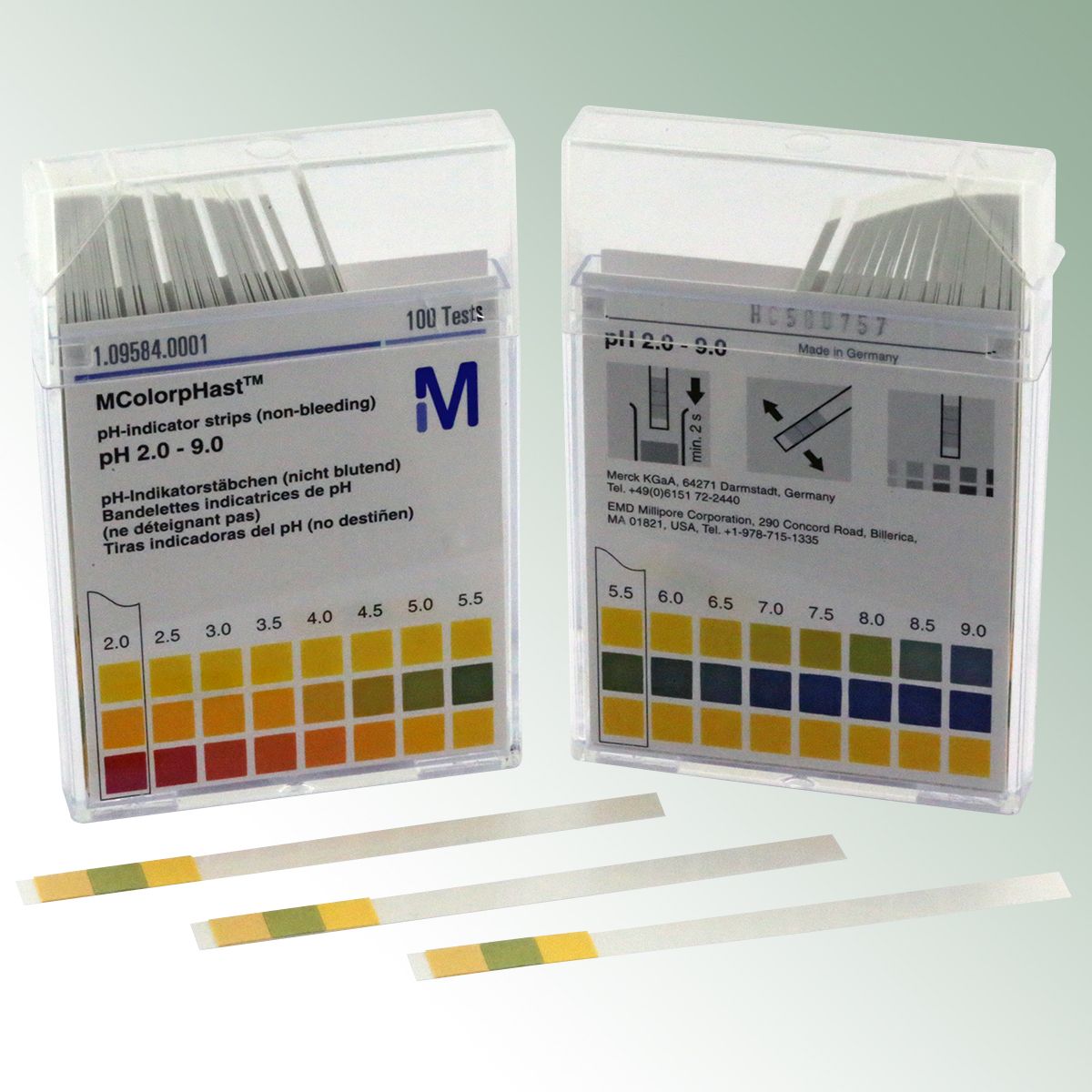 pH test strips content = 100 pieces – PG Horticulture Ltd